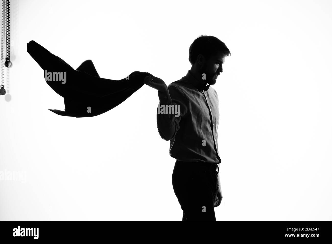 man in a suit detective crime light background shadow incognito Stock ...