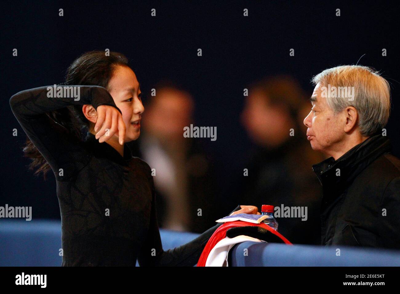 Nobuo Sato Coach Mao Asada High Resolution Stock Photography and Images ...