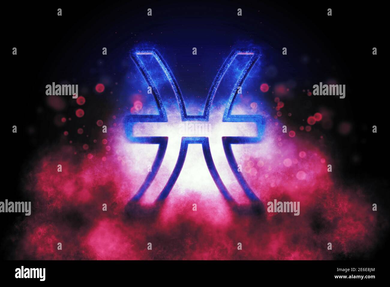 Pisces zodiac sign, night sky, Horoscope Astrology background, Pisces ...