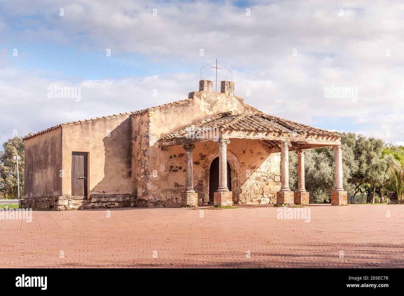 Rural Church (Sant'Andrea ) in Sardinia, Assemini -Italy Stock Photo ...