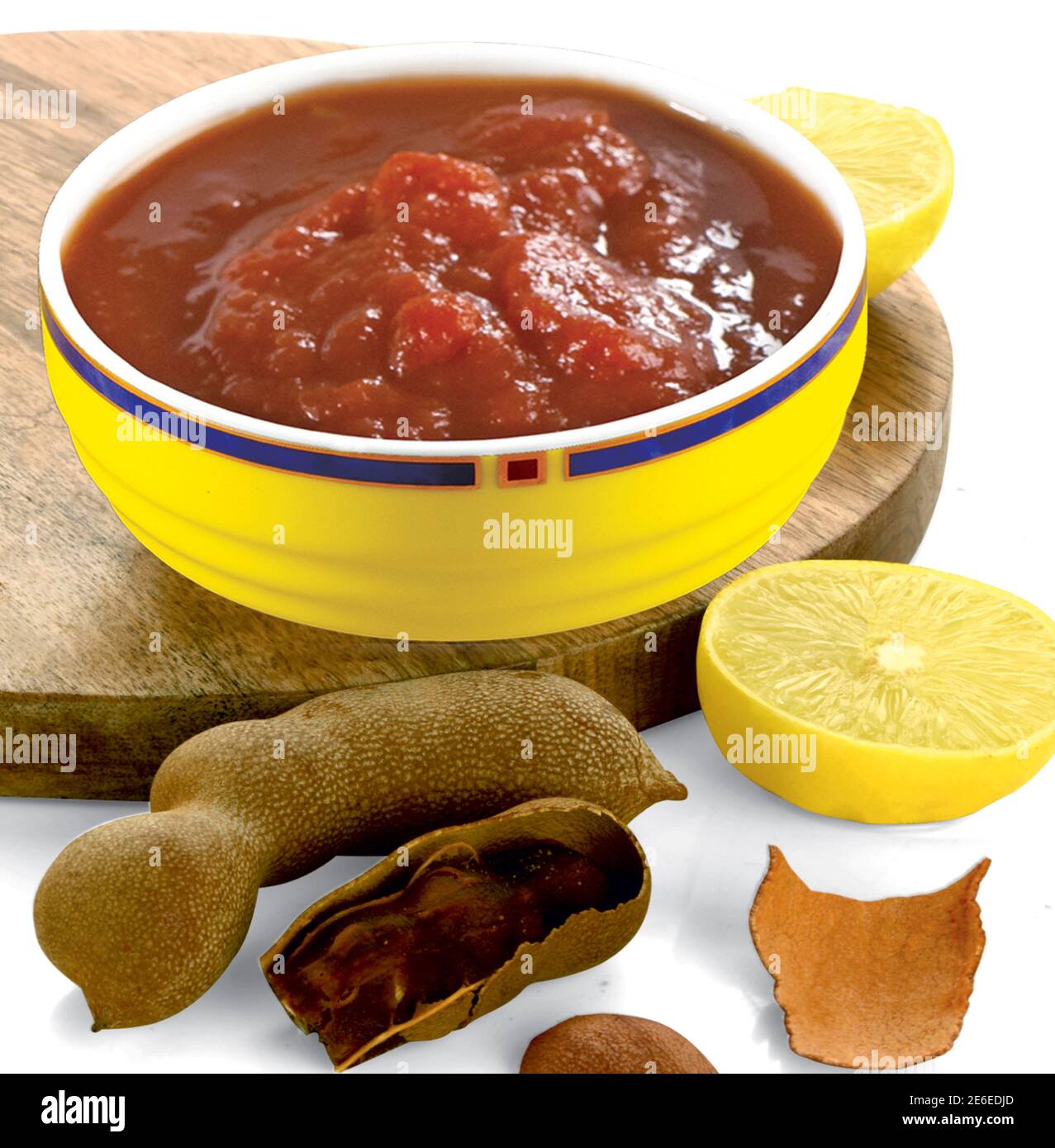 Tamarind Chutney, Tamarind Or Imli Fresh Puree, Paste from Pulp, whole ...