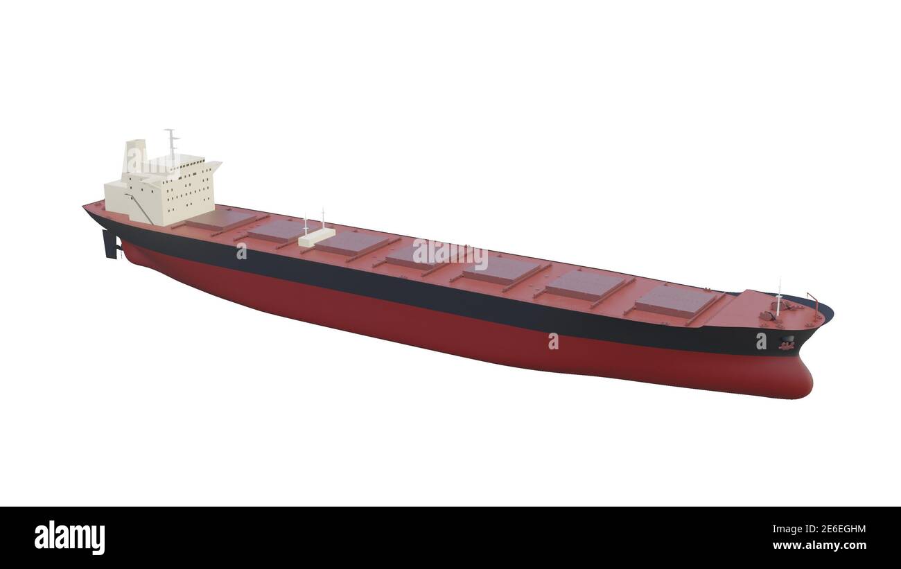 Dry bulk cargo ship Cut Out Stock Images & Pictures - Alamy