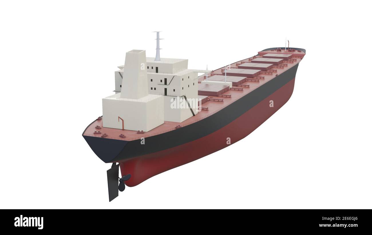 Bulk Carrier Ship Model