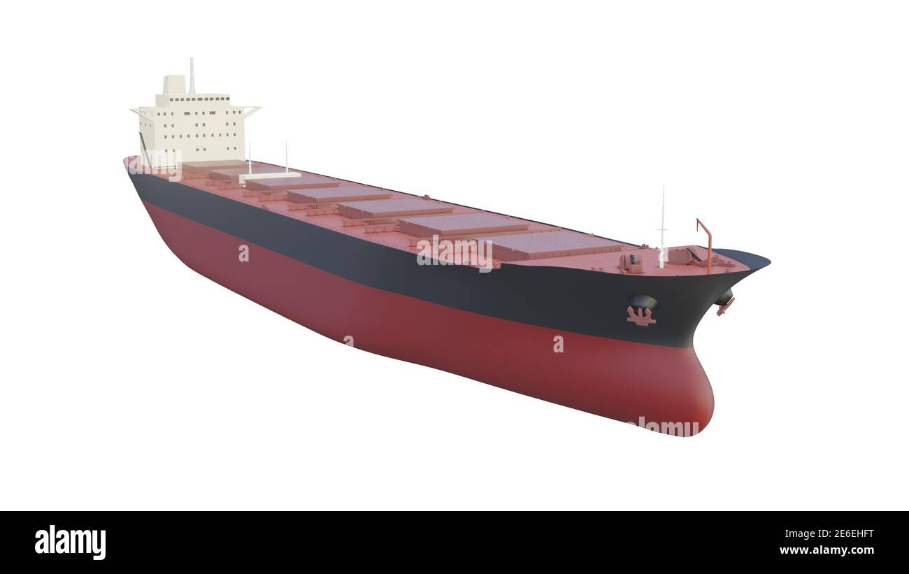 Bulk carrier vessel Cut Out Stock Images & Pictures - Alamy