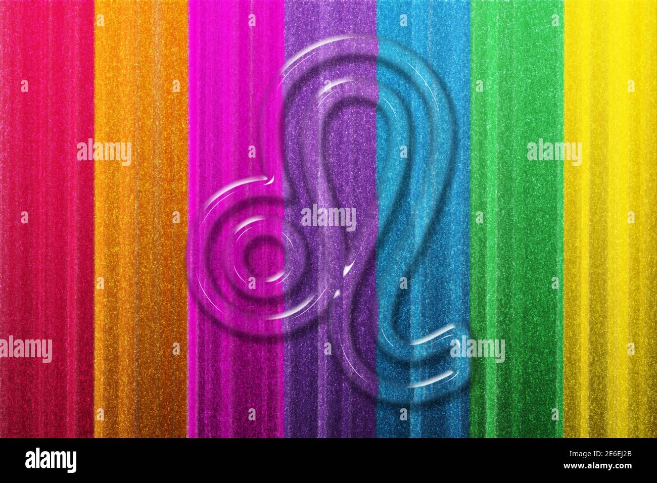 Leo zodiac sign, Colorful Horoscope, Horoscope Astrology background ...