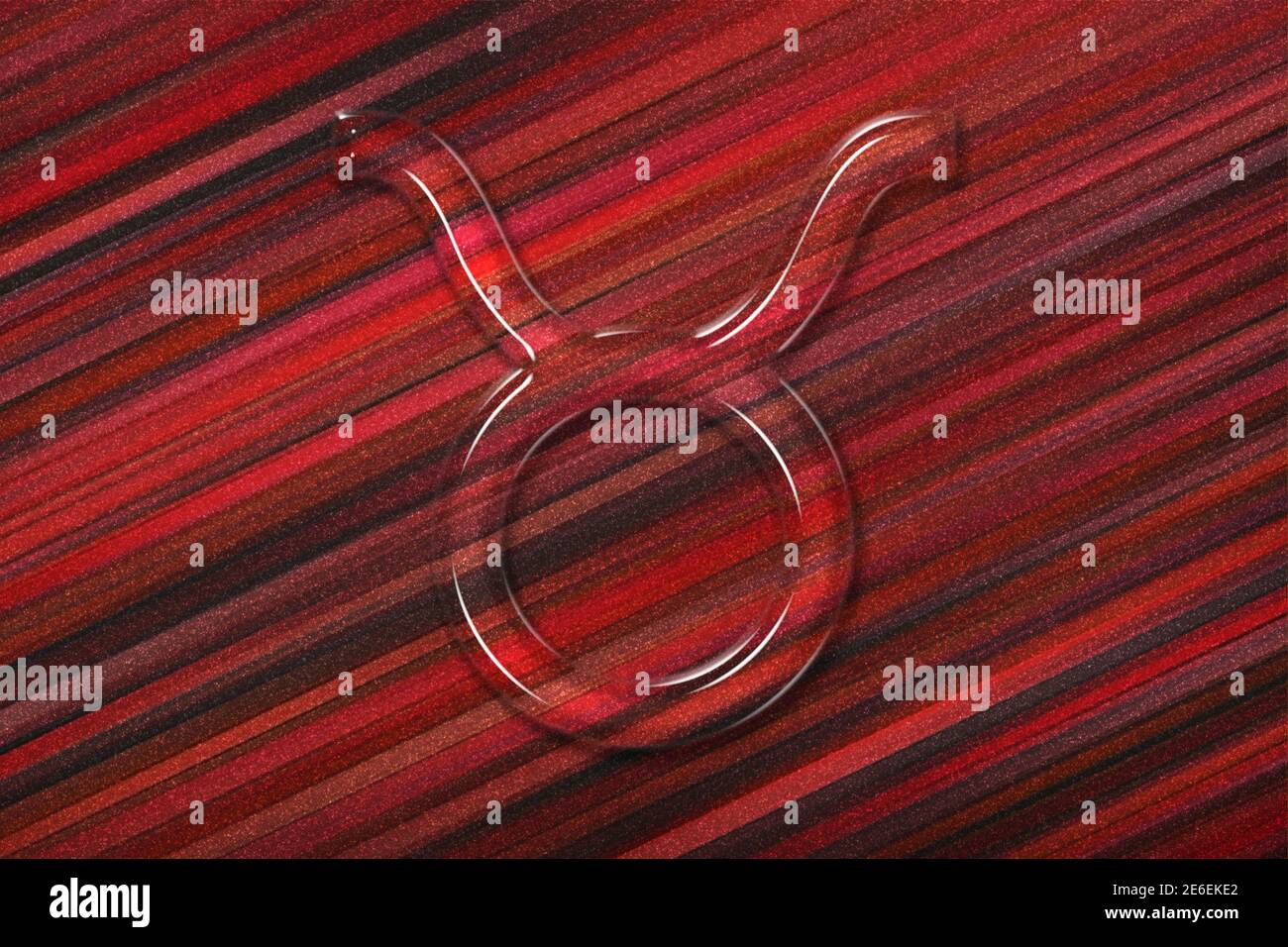 Taurus zodiac sign, red background, Horoscope Astrology background ...