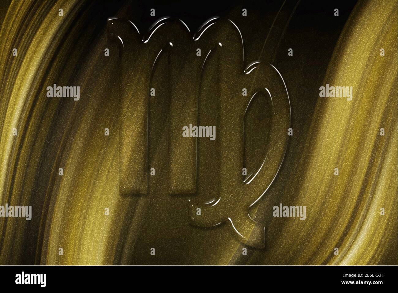 Virgo zodiac sign, gold background, Horoscope Astrology background ...