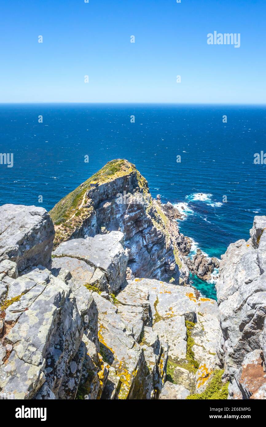 View of Cape Point on a beautiful summer’s morning, Cape Point Nature ...