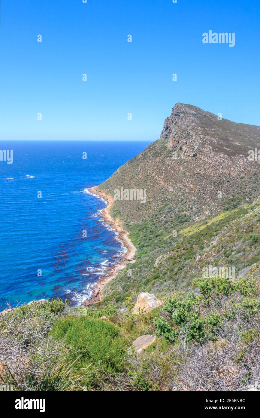 View of Cape Point on a beautiful summer’s morning, Cape Point Nature ...