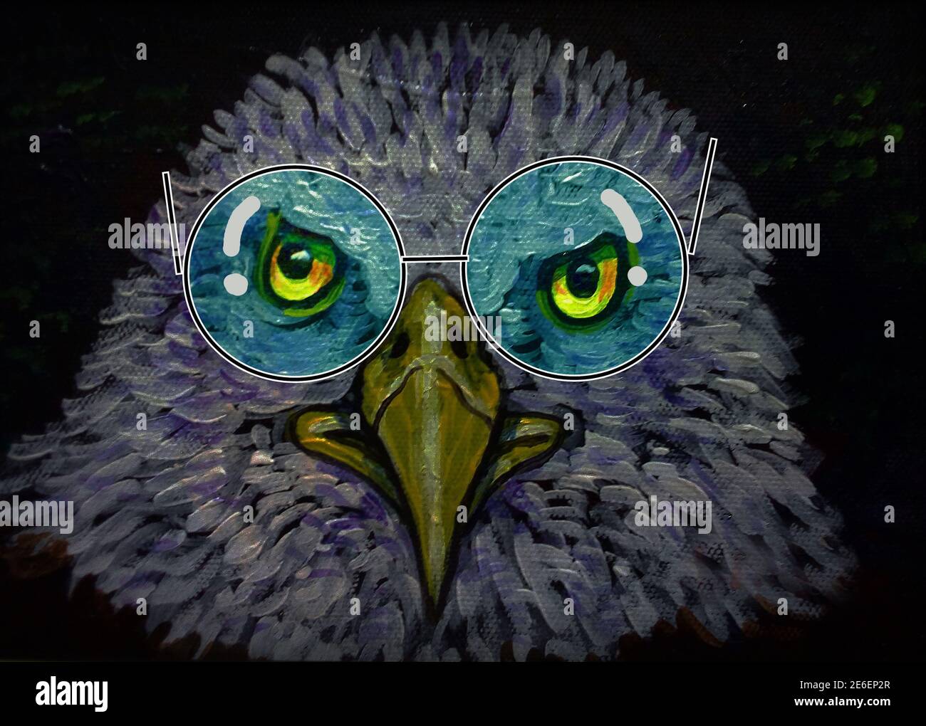 Art ,painting ,oil color, Smiling ,cute, Hawk ,Thailand Stock Photo - Alamy