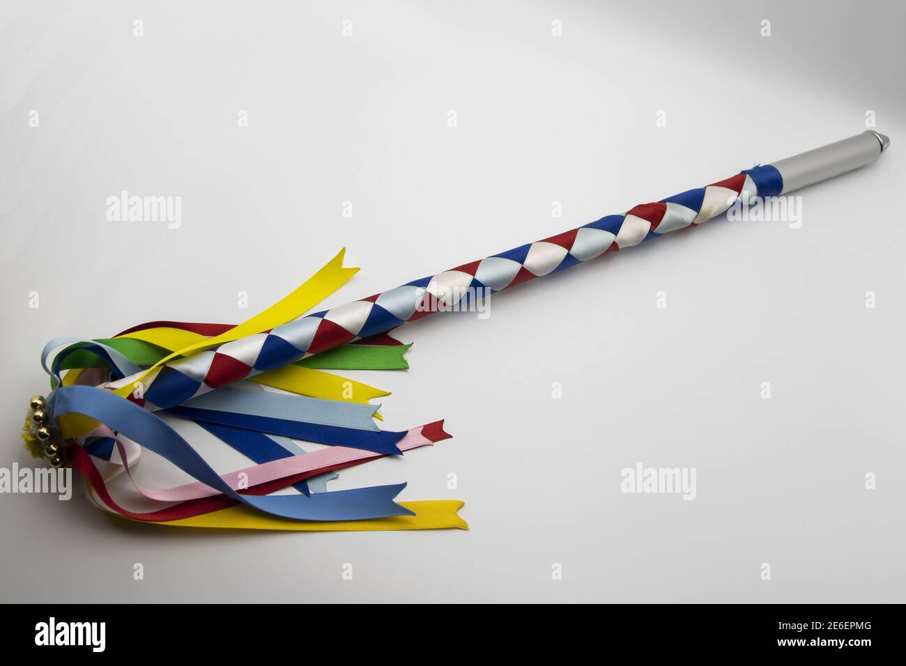 Colorful party stick isolated on a white background Stock Photo - Alamy