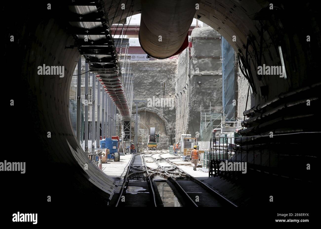 Construction riyadh metro hi-res stock photography and images - Alamy