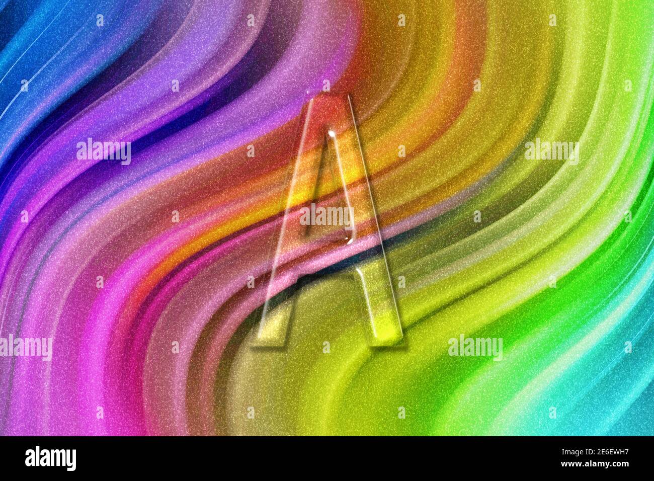 Alpha sign. alpha letter, Greek Alphabet Symbol, rainbow glitter ...