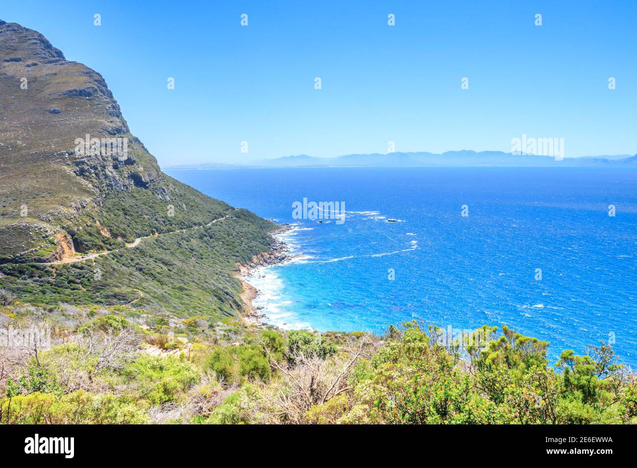 View of Cape Point on a beautiful summer’s morning, Cape Point Nature ...