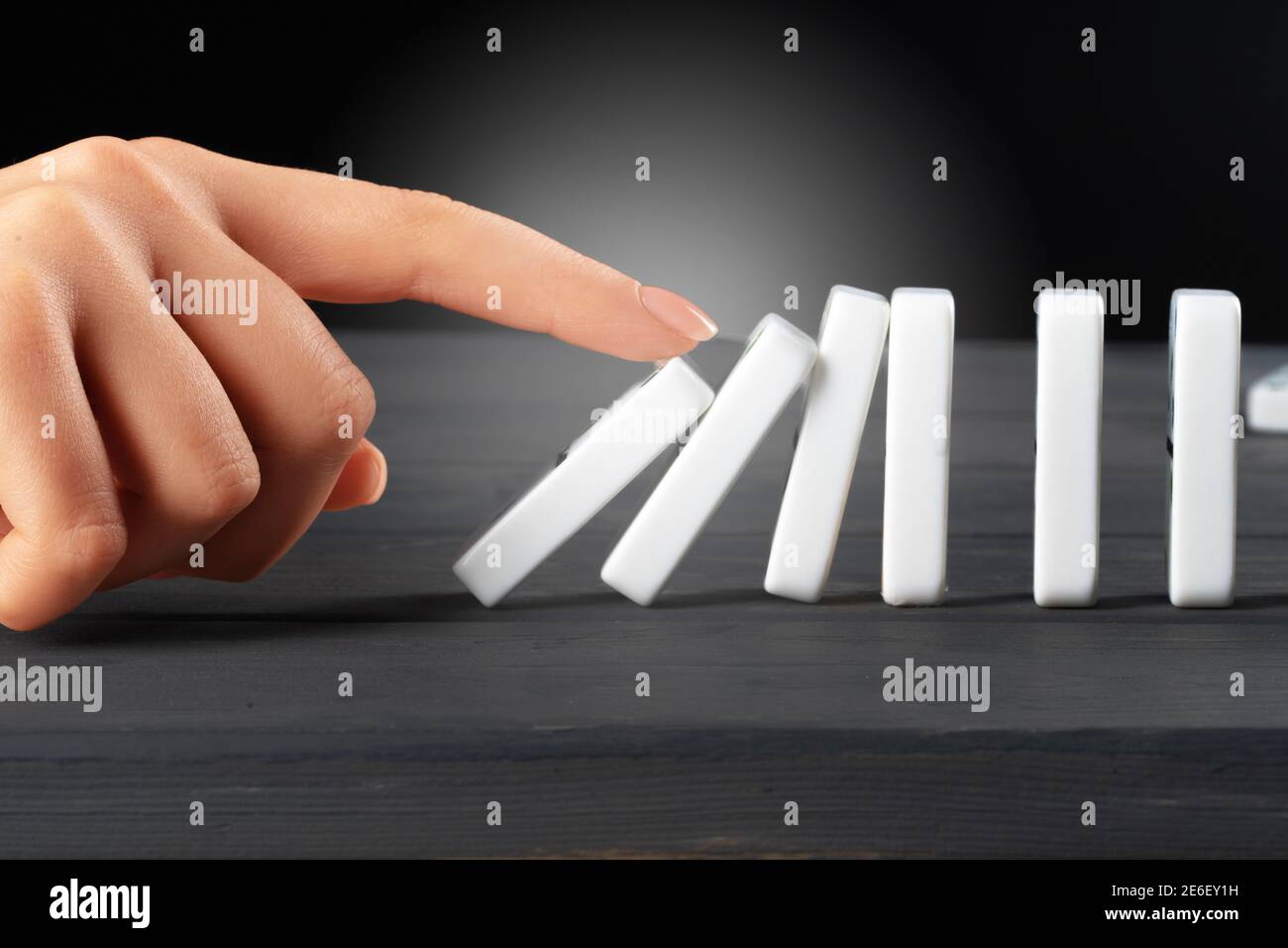 Toppling blocks hi-res stock photography and images - Alamy