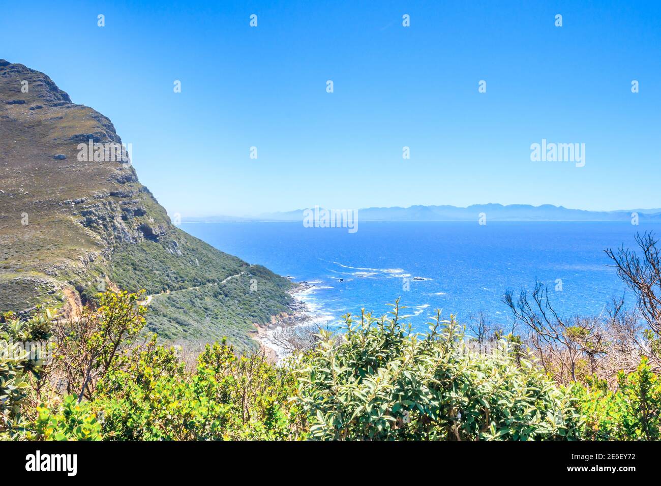 View of Cape Point on a beautiful summer’s morning, Cape Point Nature ...