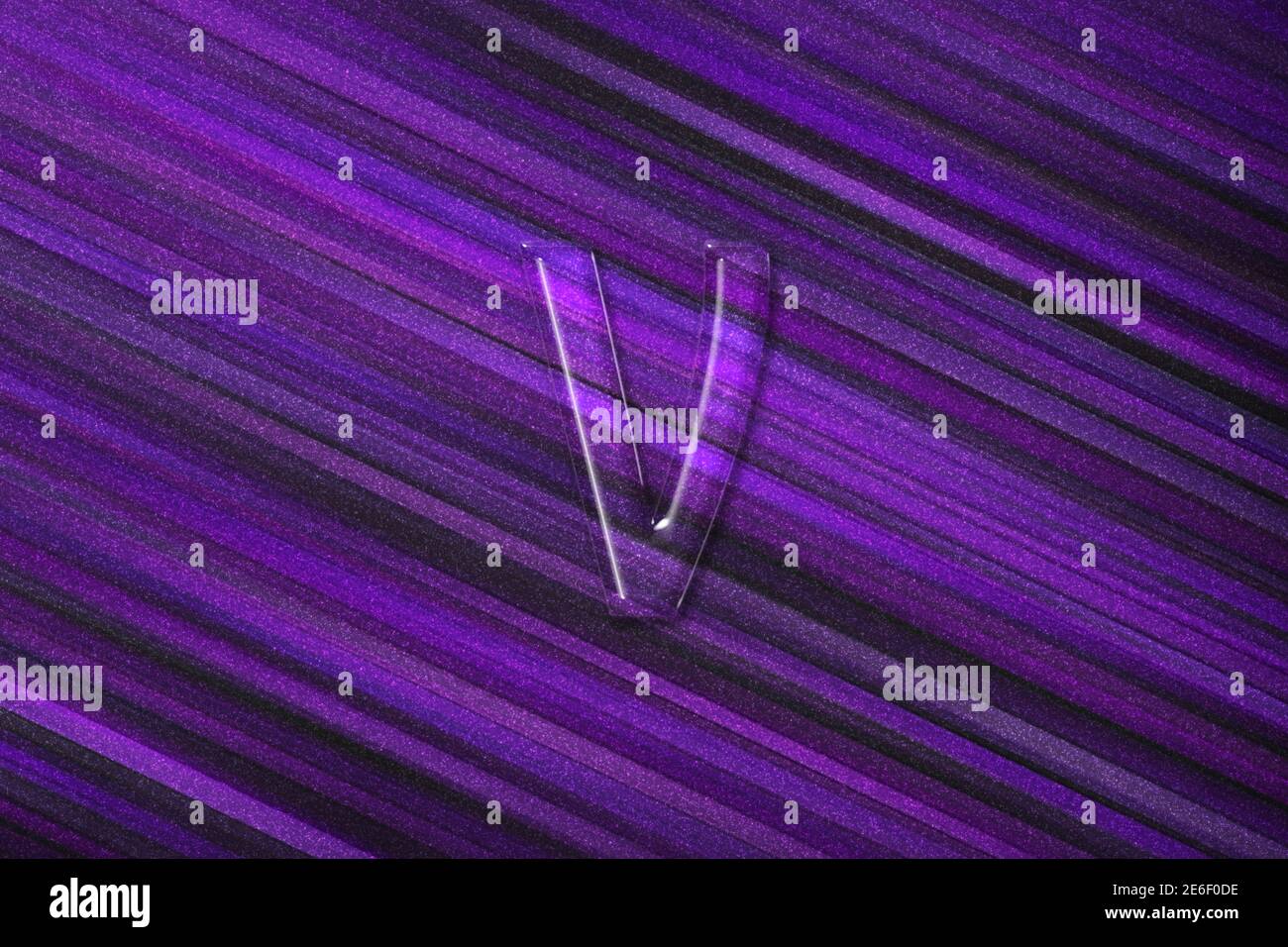 Nu sign. Nu letter, Greek alphabet Symbol, violet background Stock ...