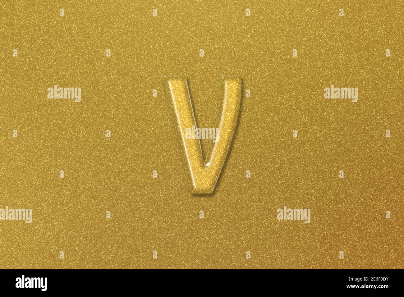 Nu sign. Nu letter, Greek alphabet Symbol, gold background Stock Photo ...