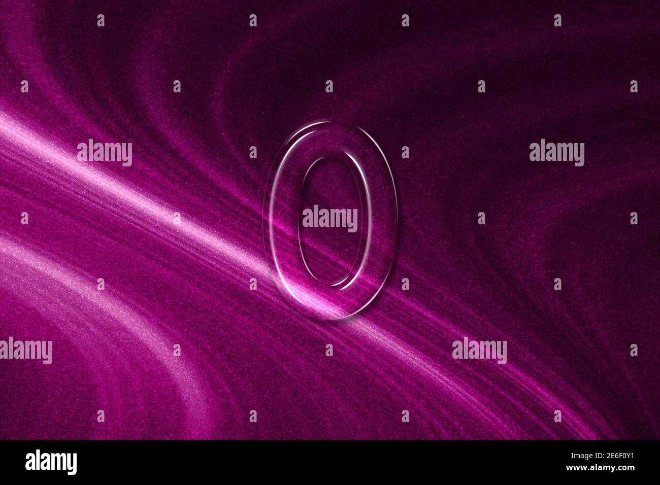 Omicron sign. Omicron letter, Greek alphabet Symbol, magenta background ...