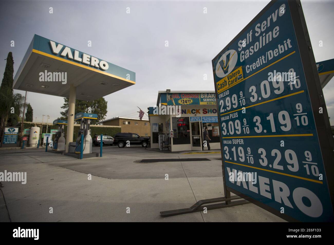 Valero Gas Pump Station In High Resolution Stock Photography and Images ...