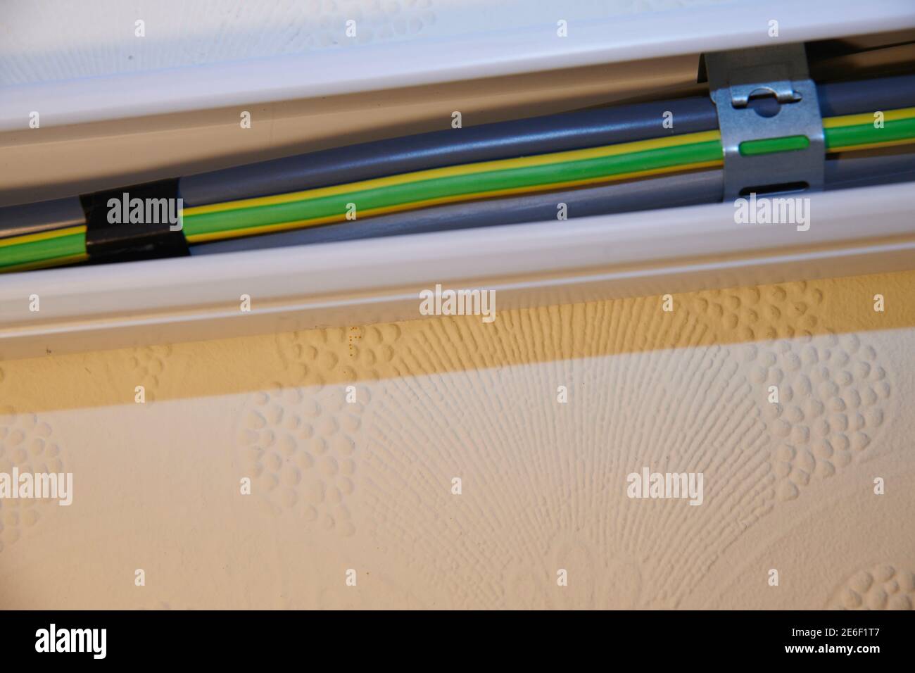 Cable trunking hi-res stock photography and images - Alamy