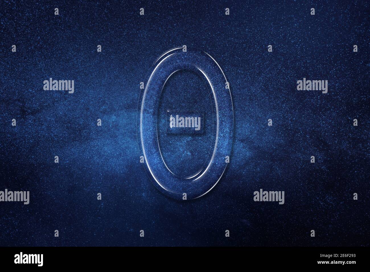 Theta sign. Theta letter, Greek alphabet Symbol, space background Stock ...