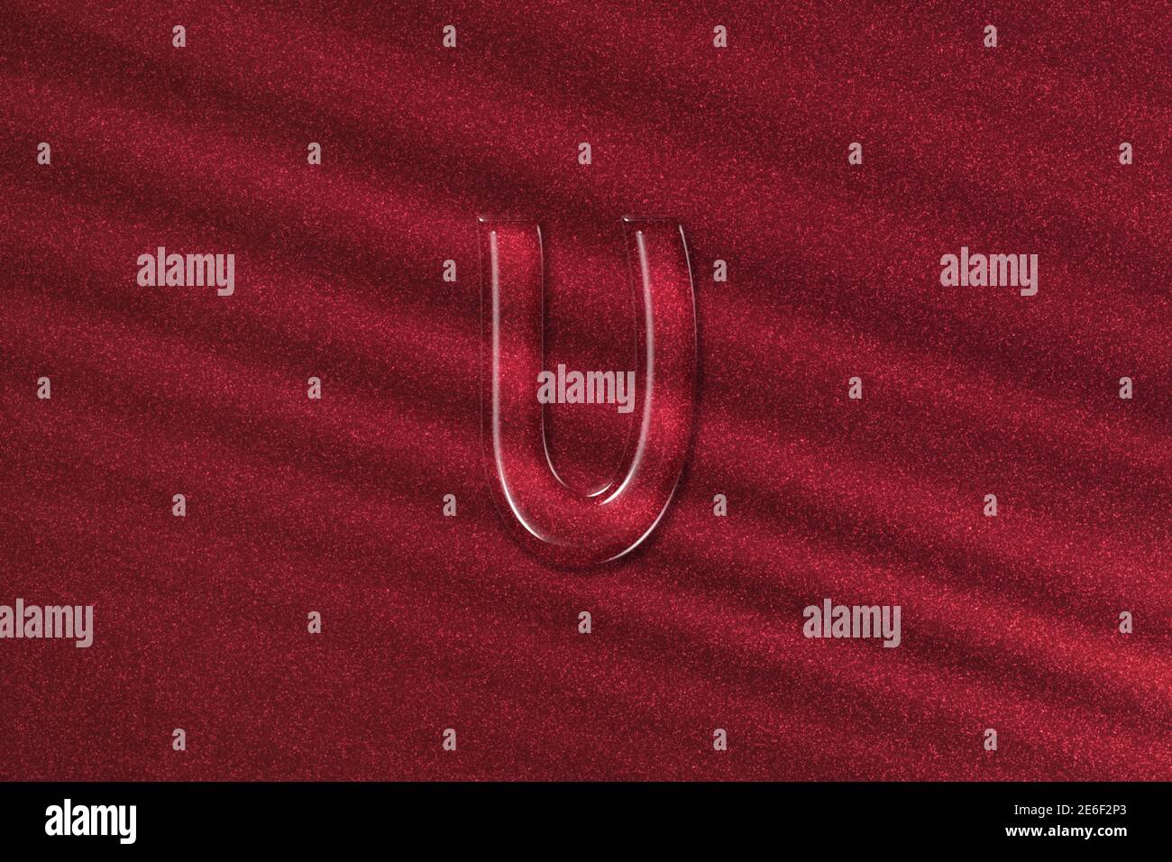 Upsilon sign. Upsilon letter, Greek alphabet Symbol, red background ...