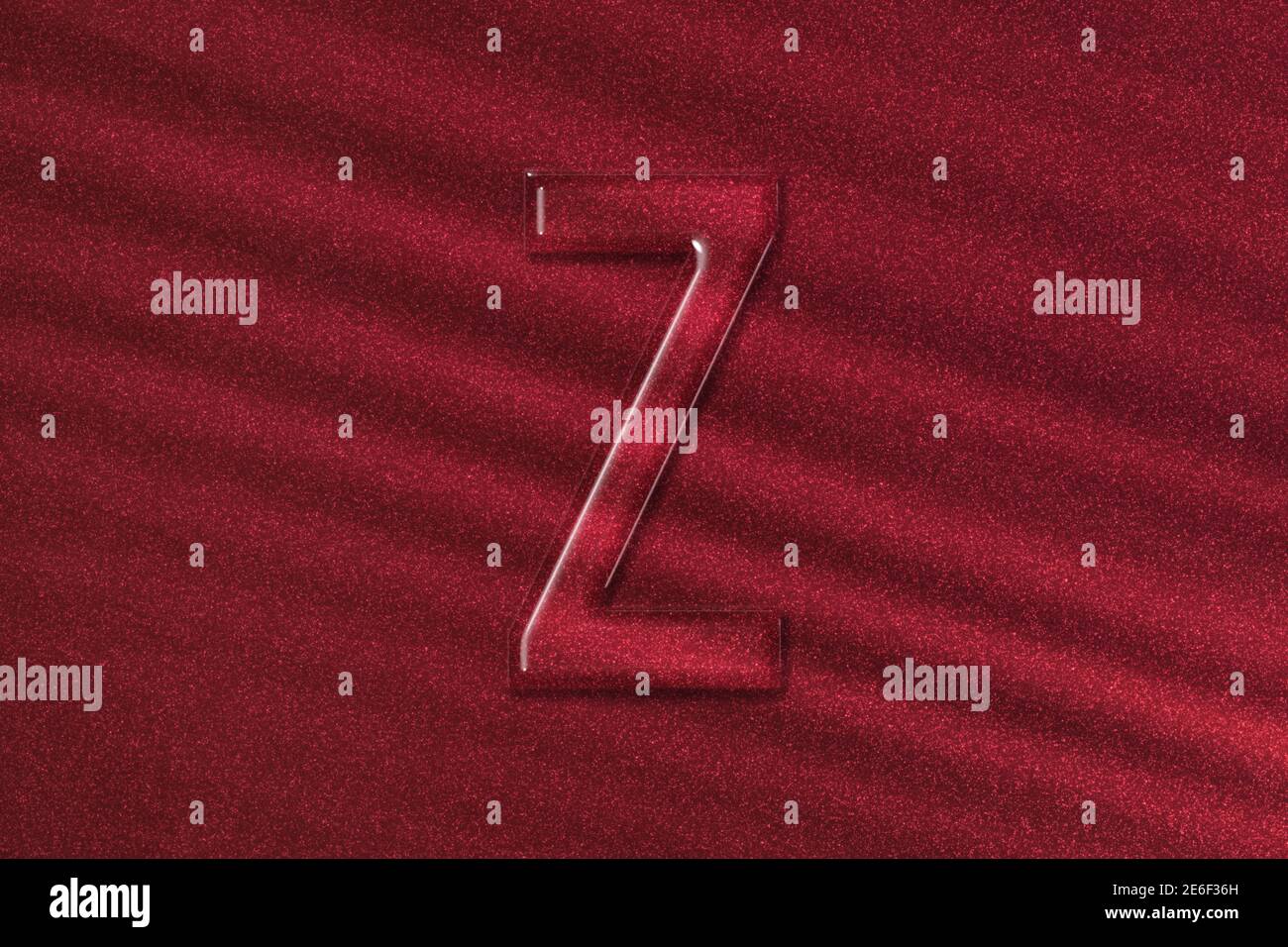 Zeta sign. Zeta letter, Greek alphabet Symbol, red background Stock ...