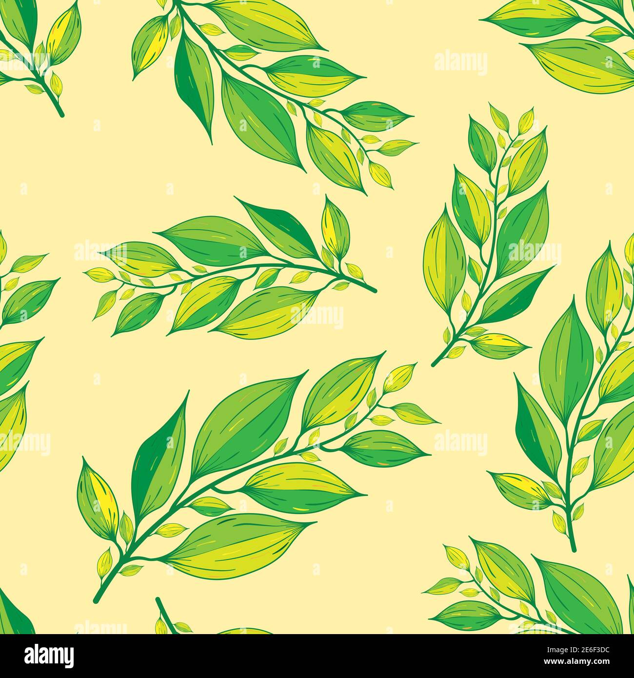 Seamless repeating contour floral pattern Stock Vector Image & Art - Alamy