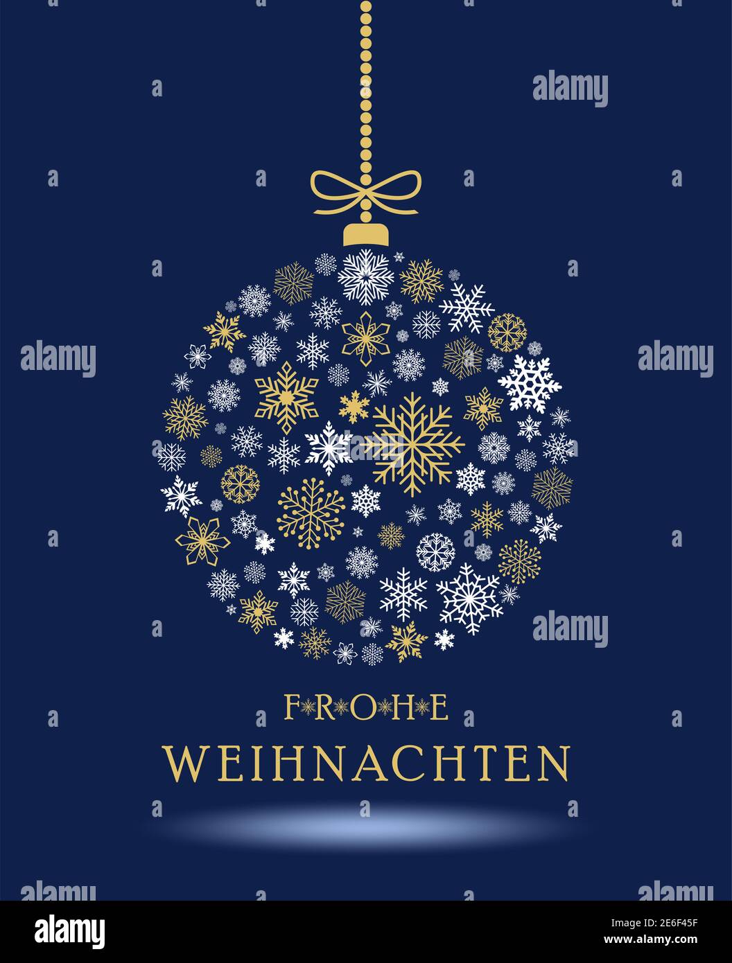 Christmas bauble vector. Snowflakes, hanger and German Christmas ...
