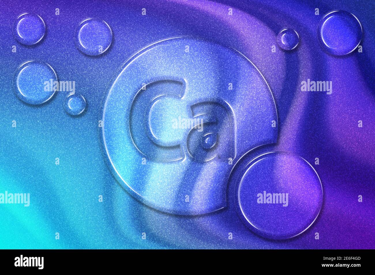 Blue mineral ca calcium icon hi-res stock photography and images - Alamy