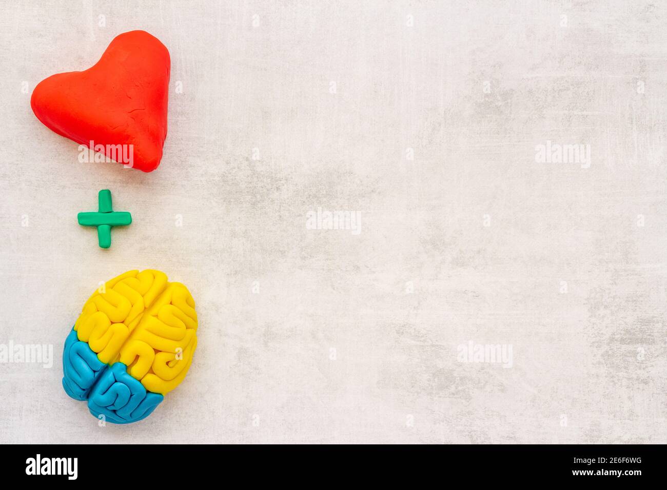 Heart and brain connection. Emotional intelligence concept Stock Photo ...