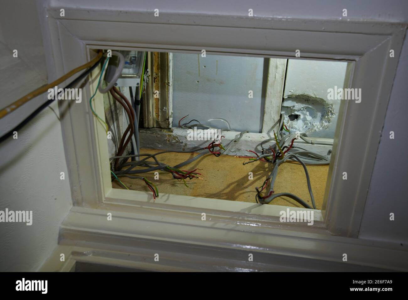 refitting and testing a new fuse board and safety checking the wiring ...