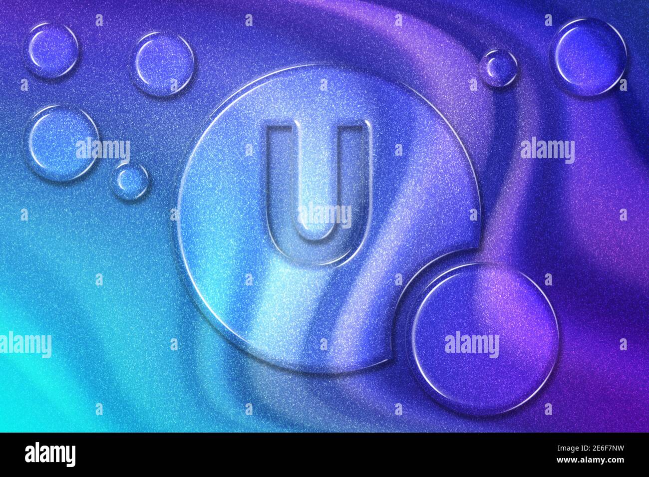 Vitamin U health Symbol, vitamin Concept, S Methylmethionine, violet ...