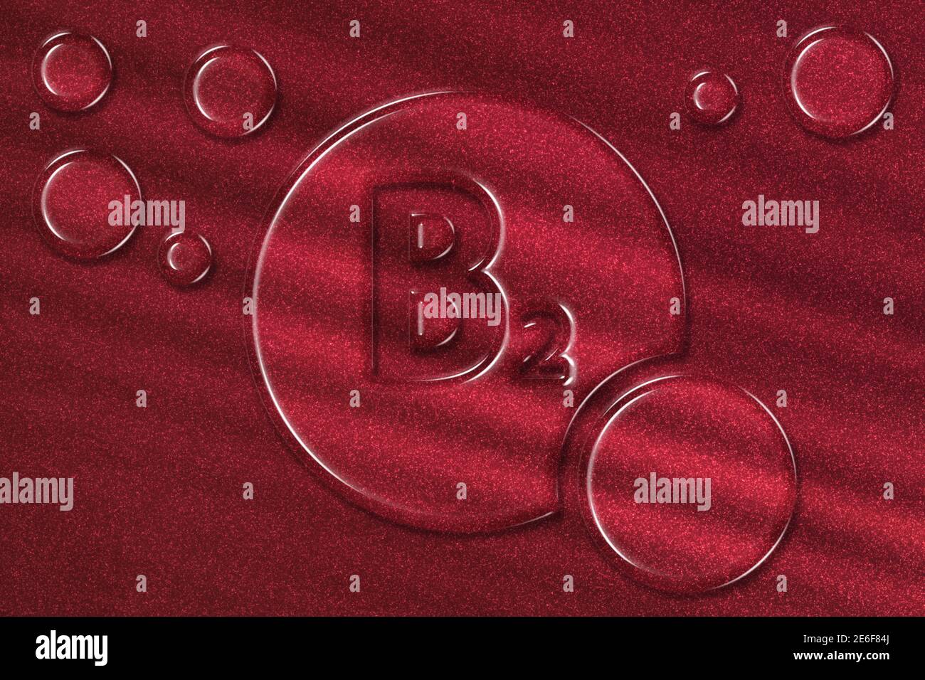 Vitamin B2 health Symbol, vitamin Concept, Riboflavin, important for ...