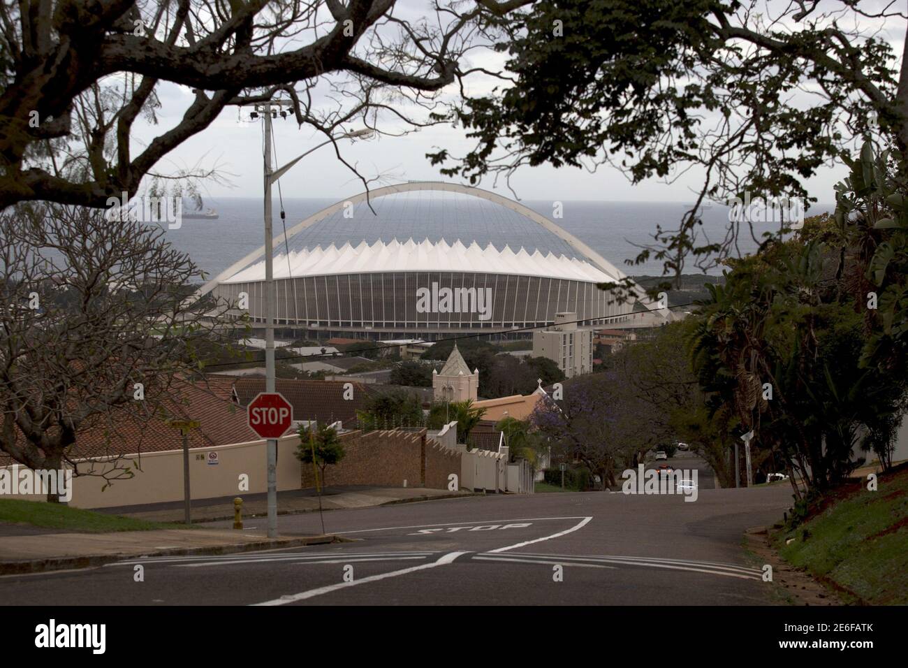 Moses mabhida stadium general view hi-res stock photography and images ...