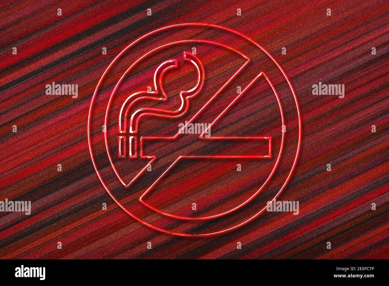 No smoking sign, No smoke Symbol, red background Stock Photo - Alamy