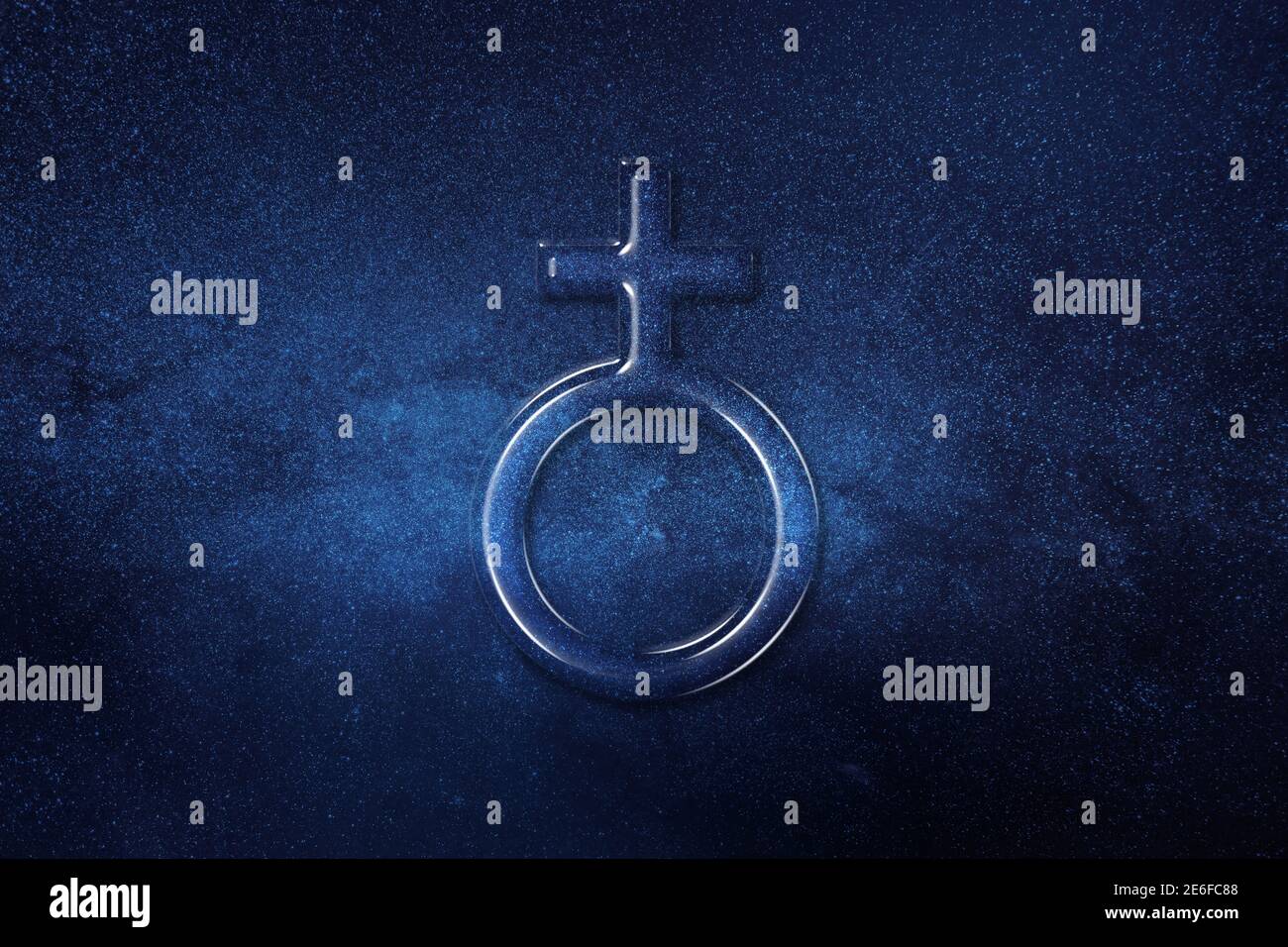 Symbol of Earth, Earth Sign, astrology Earth planet, space background ...