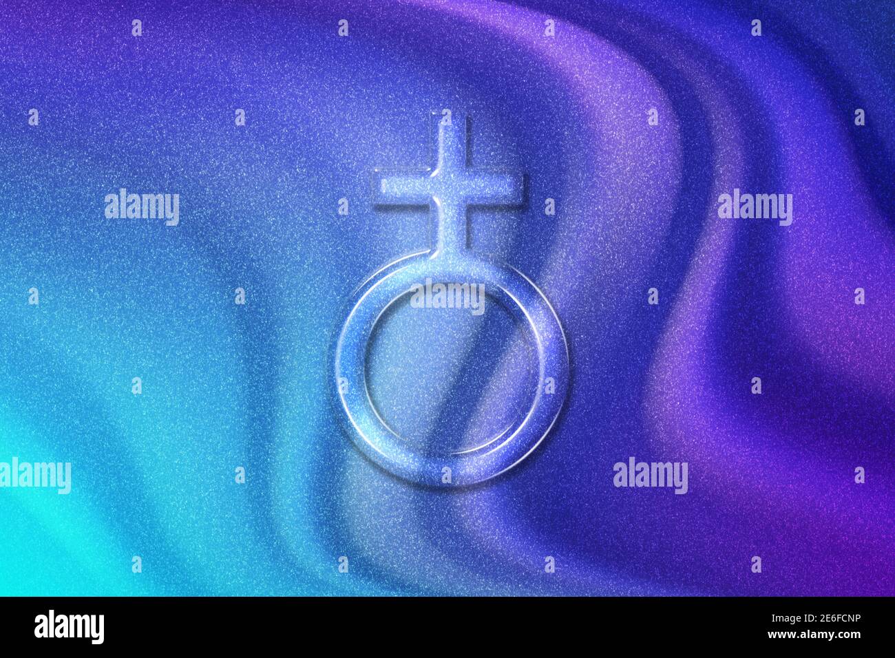 Symbol of Earth, Earth Sign, astrology Earth planet, violet violet blue ...