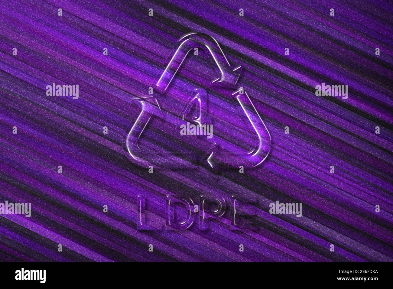Ldpe recycling logo hi-res stock photography and images - Alamy