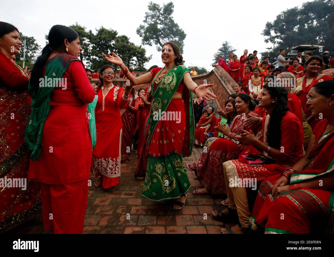 Teej in nepal hi-res stock photography and images - Alamy