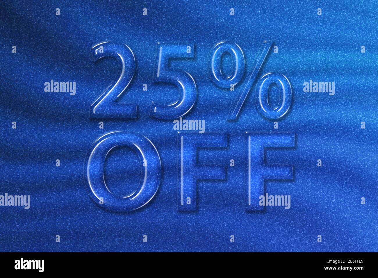 Sale and discount Price off tag, label or badge, 25 percent sale, blue ...