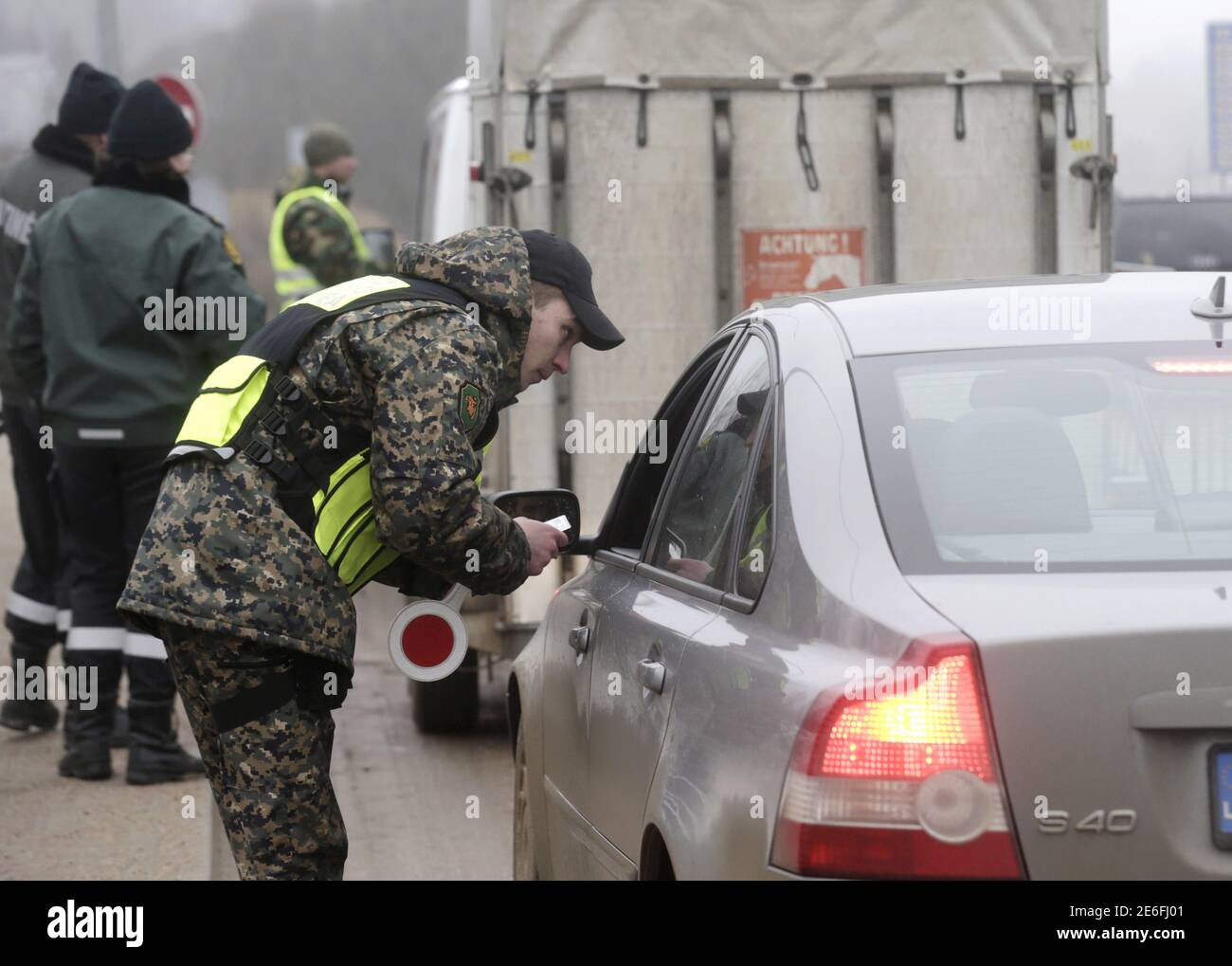 Lithuanian border hi-res stock photography and images - Alamy