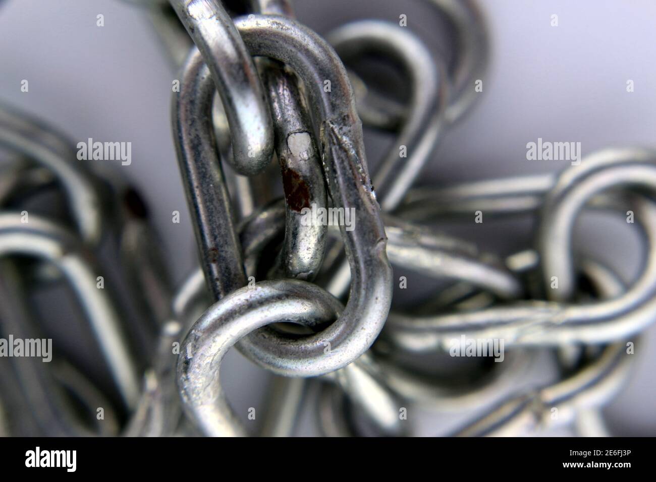 Metal Chain isolated on white background Stock Photo - Alamy
