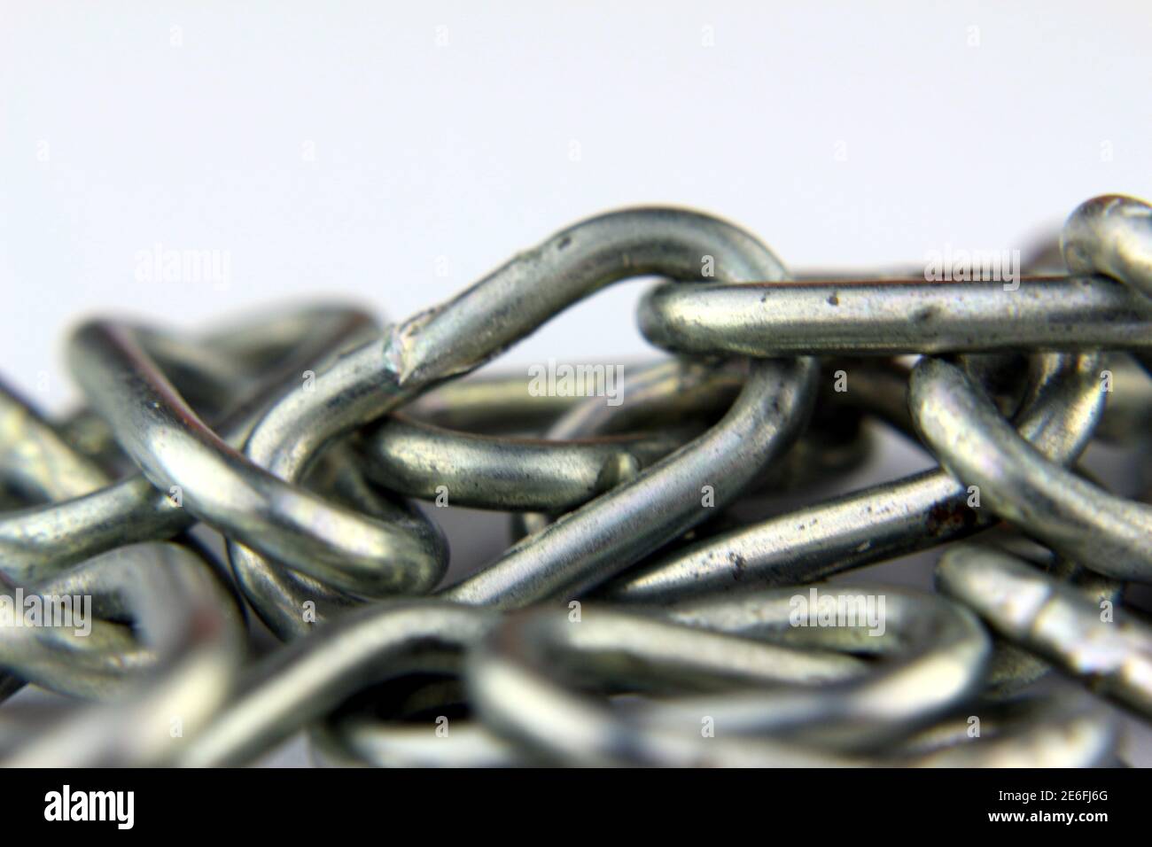 Metal Chain isolated on white background Stock Photo - Alamy