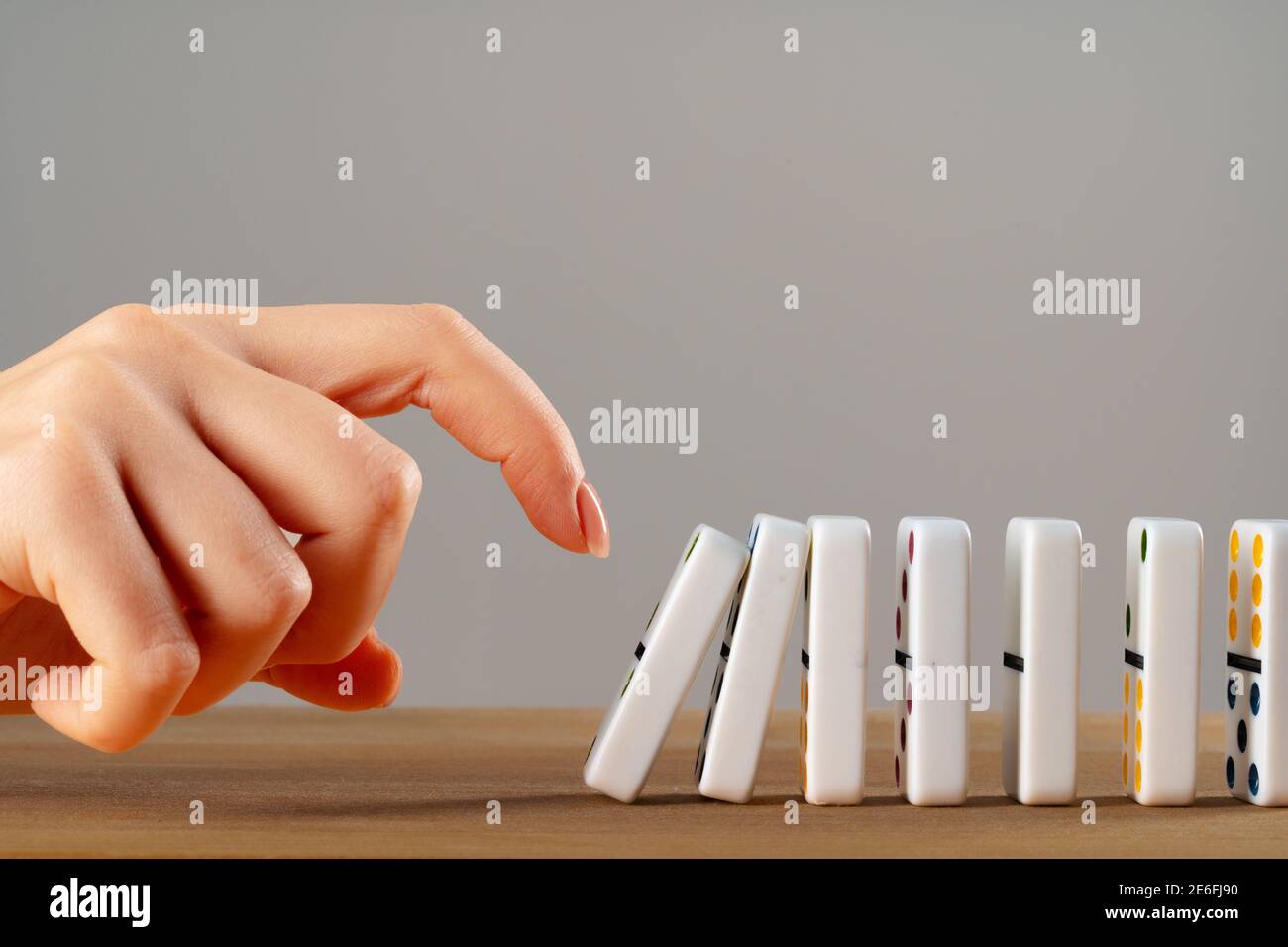 Toppling blocks hi-res stock photography and images - Alamy