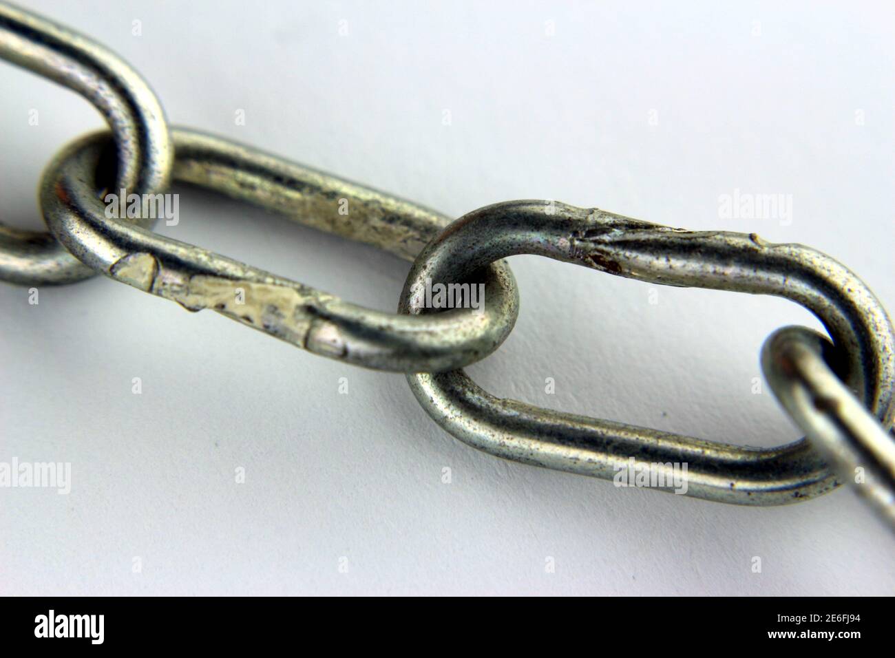 Metal Chain isolated on white background Stock Photo - Alamy