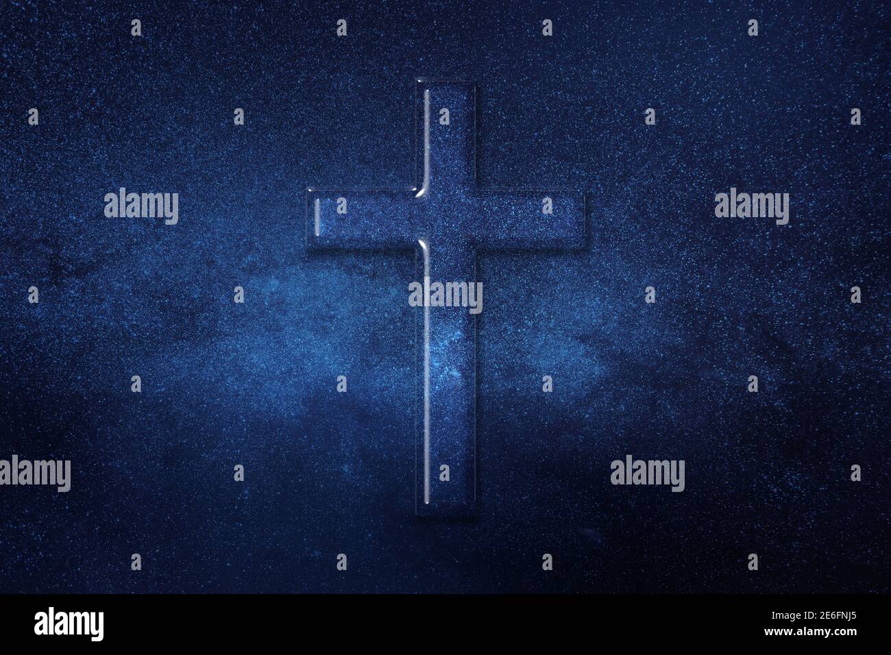 Christian Cross Symbol, Religion cross, space background Stock Photo ...