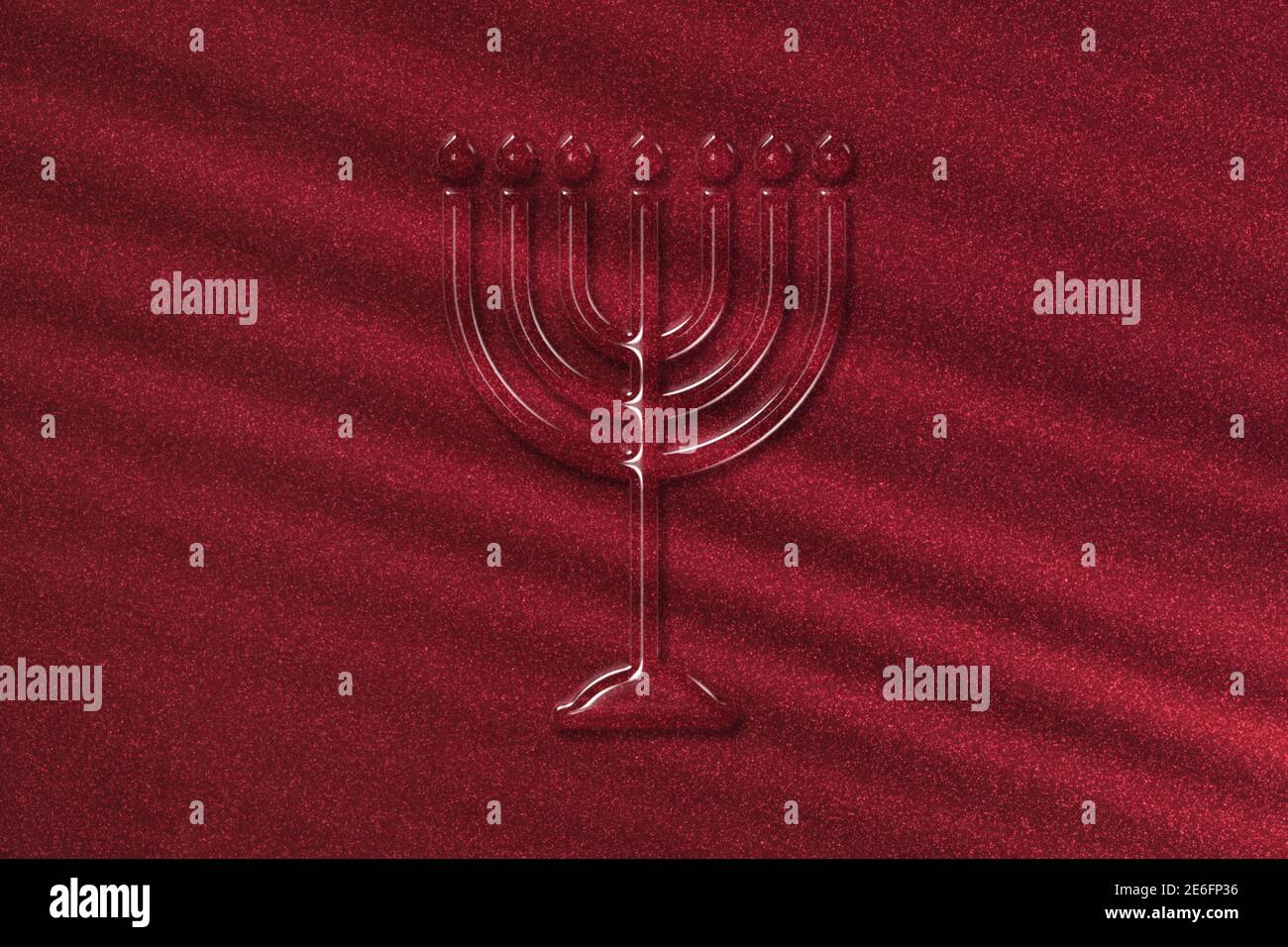 Hanukkah menorah candelabrum, Israel traditional hebrew celebration ...