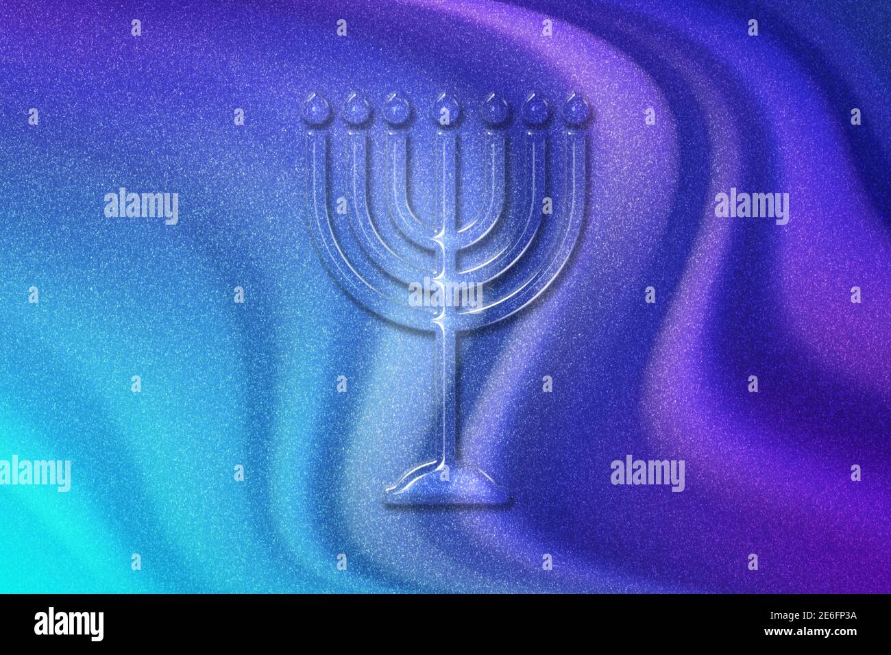 Hanukkah menorah candelabrum, Israel traditional hebrew celebration ...
